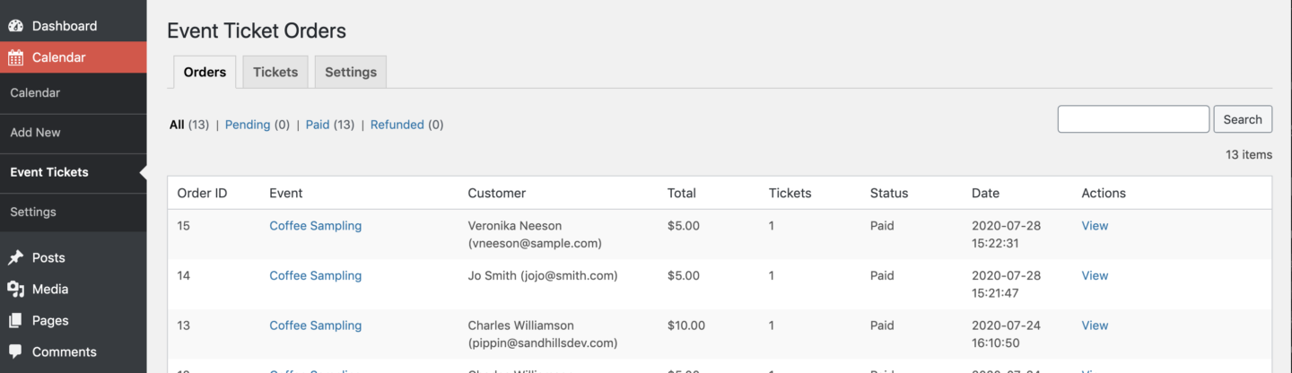 New Professional add-on released: Event Ticketing - Sugar Calendar